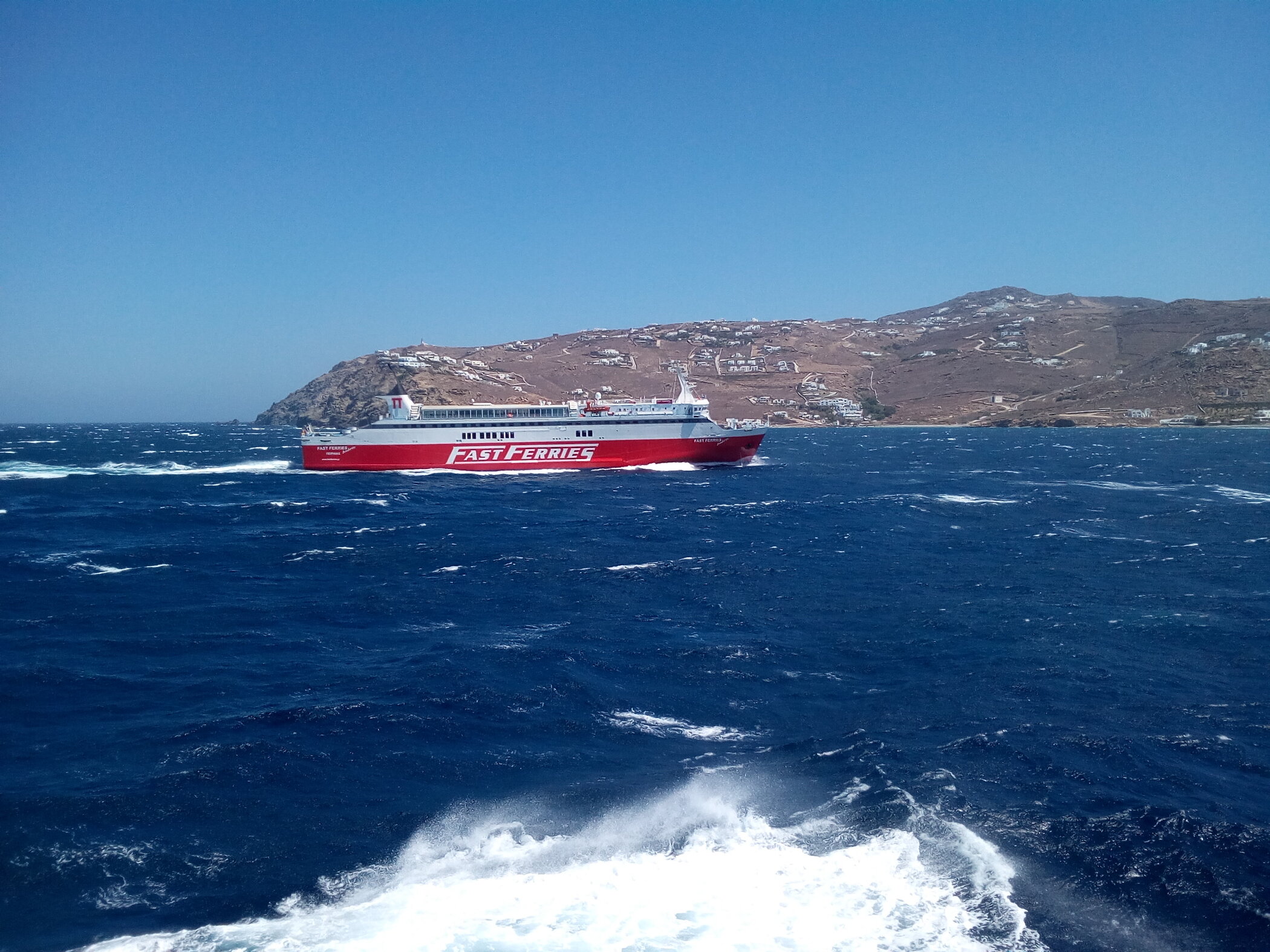 Fast Ferries Andros @ Mykonos - Fast Ferries Andros - Shipfriends