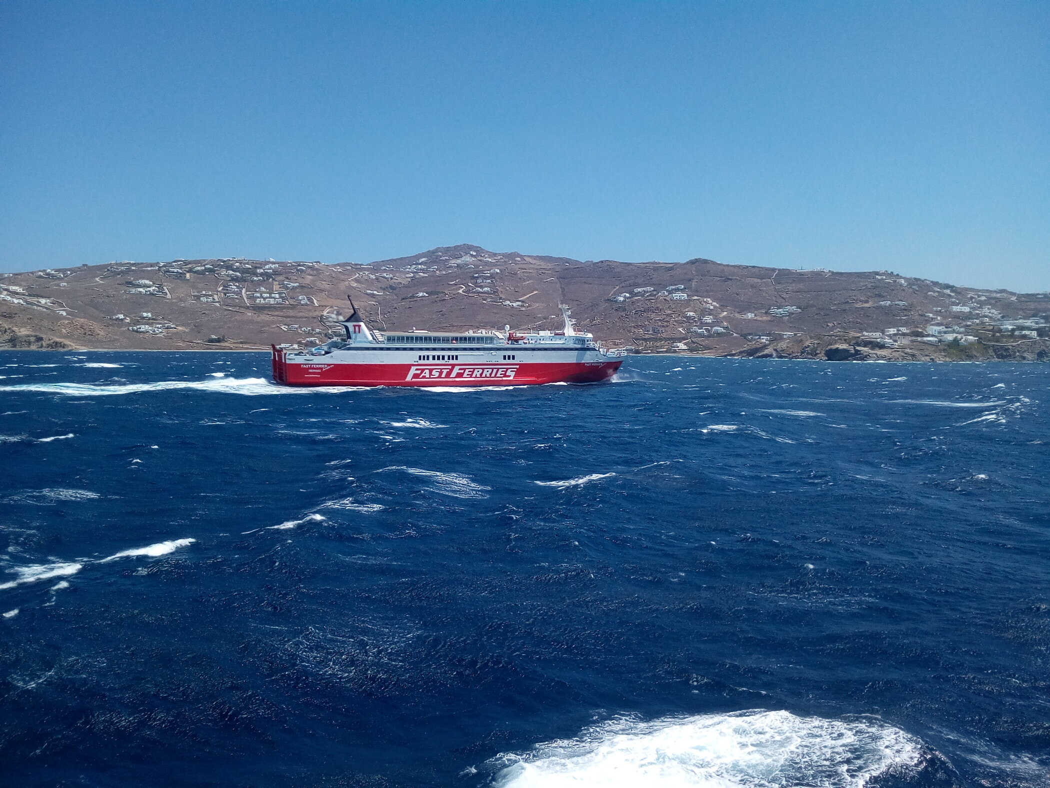Fast Ferries Andros @ Mykonos - Fast Ferries Andros - Shipfriends