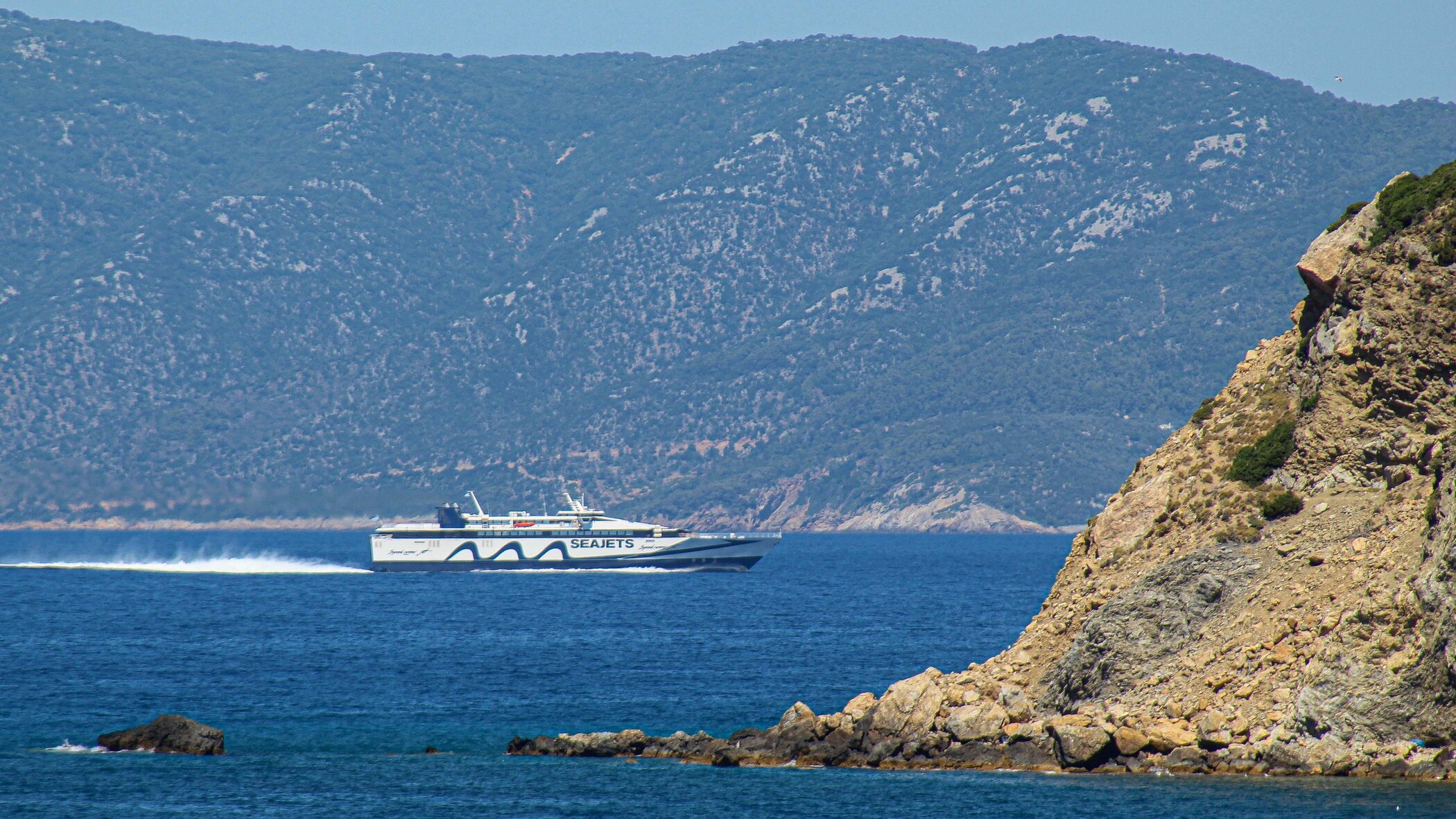 SpeedRunner Jet - Passing Skopelos - 4/7/25 - Speedrunner Jet - Shipfriends